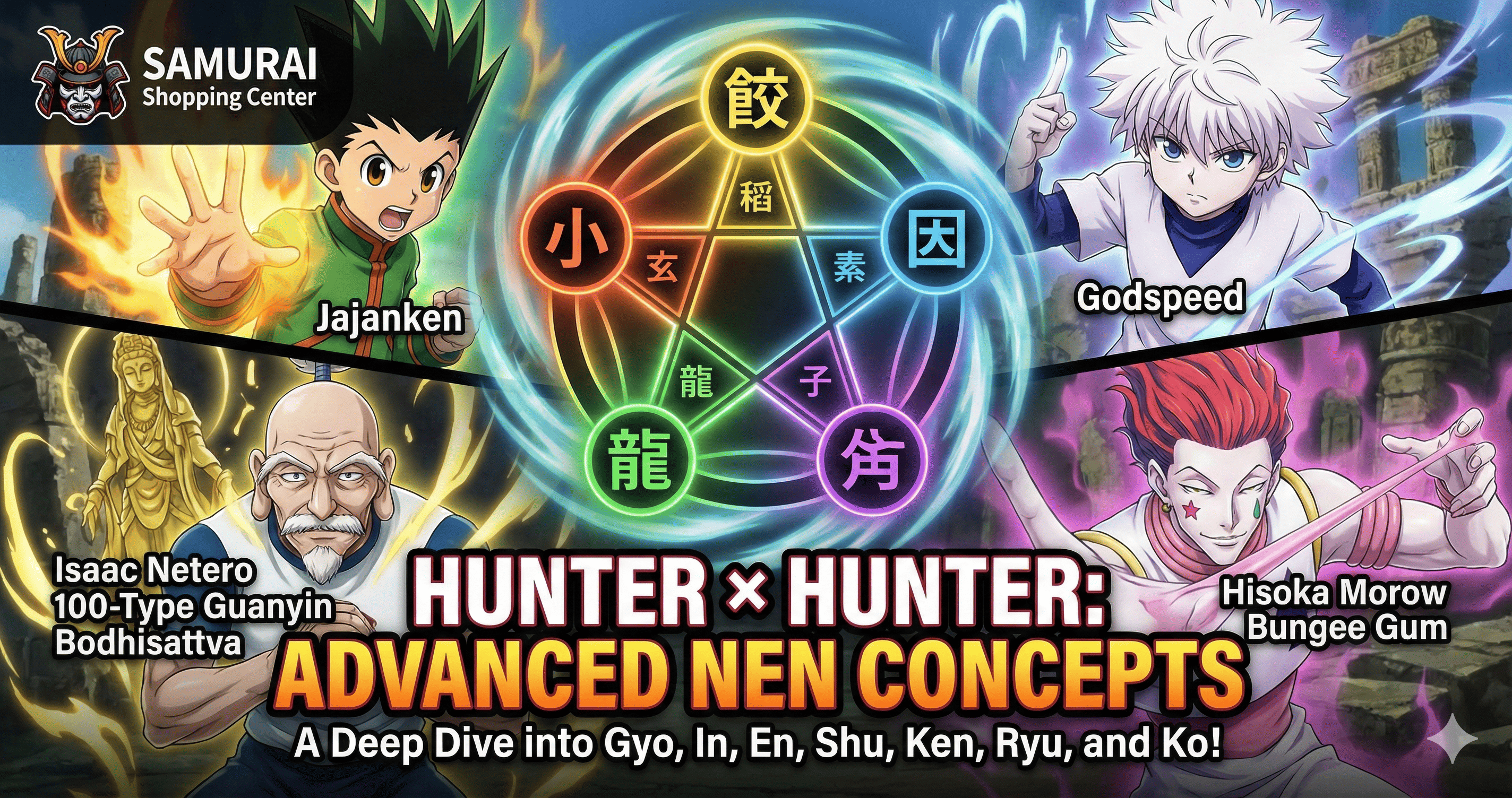 Complete Guide to the Application Techniques of Nen in Hunter x Hunter ...